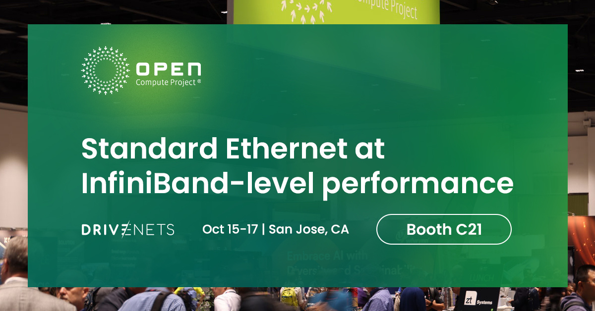 OCP 2024 schedule a meeting with DriveNets