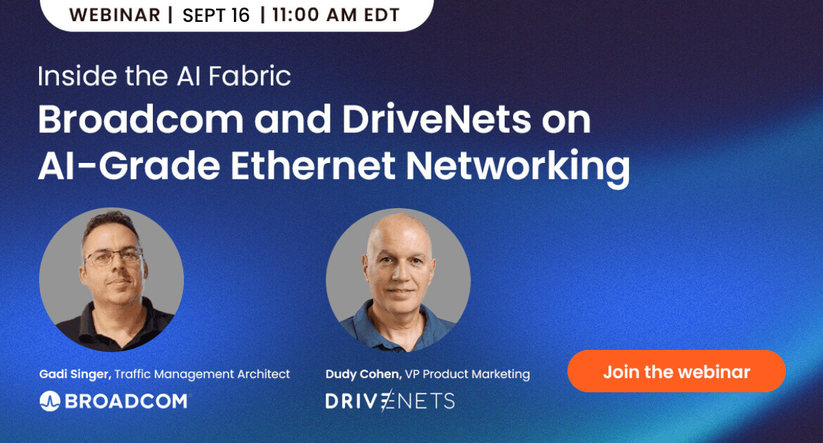 Register for the webinar with Broadcom